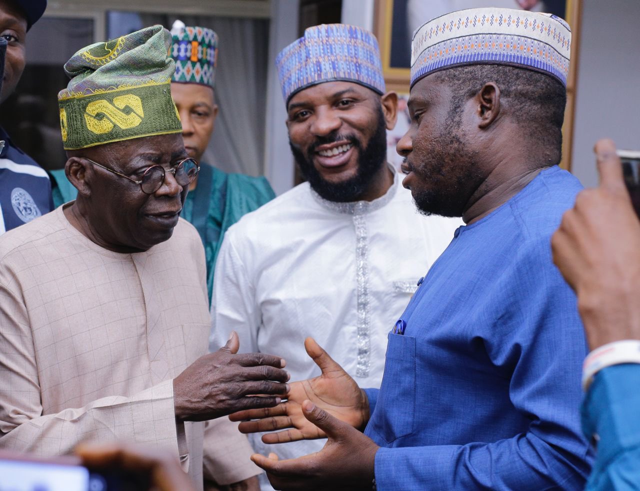 JUST IN: Tinubu meets with consensus APC chairman, Adamu Abdullahi [PICS]
