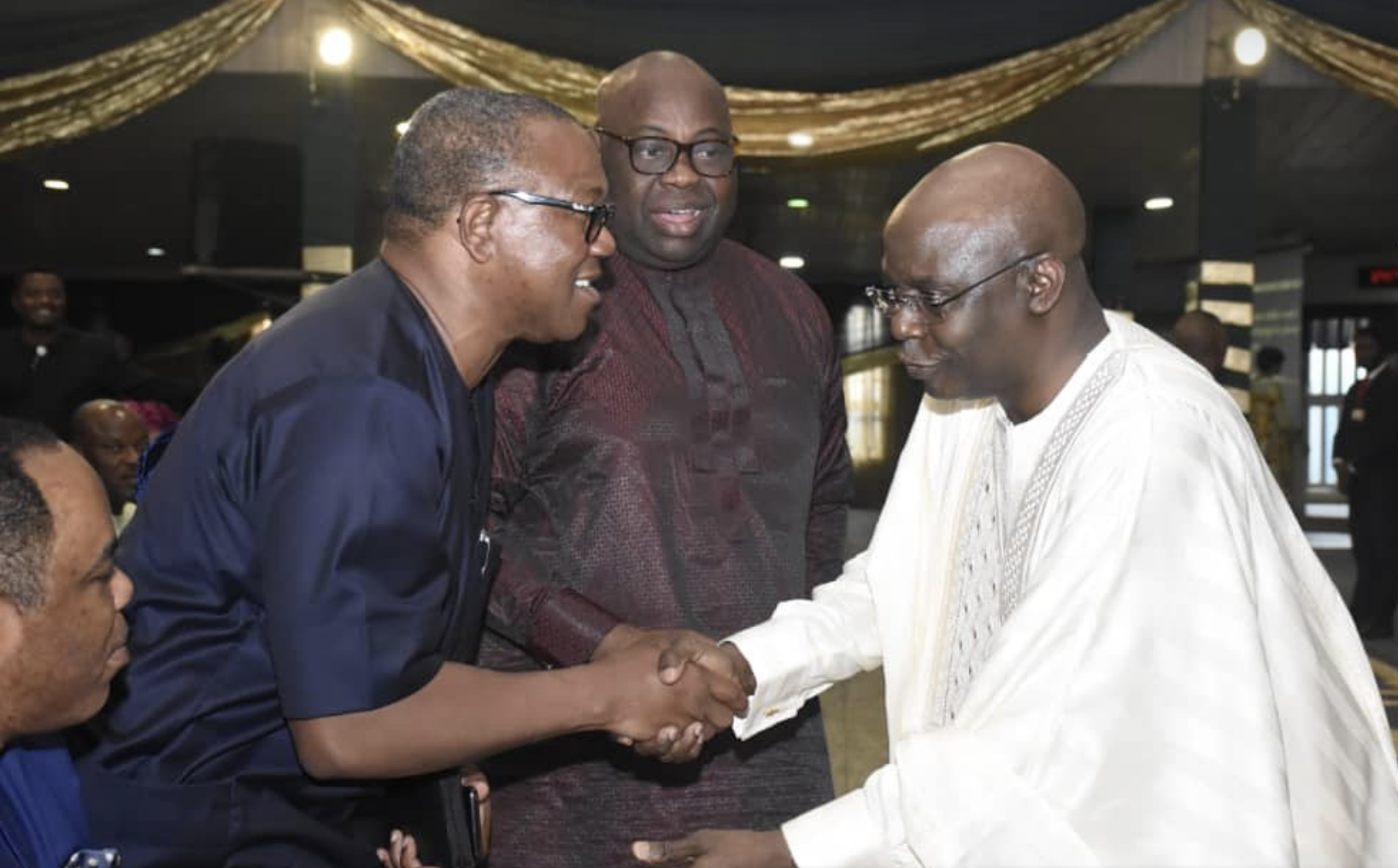 JUST IN: Peter Obi meets Tunde Bakare, addresses Church members [VIDEO]