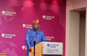 WATCH: Tinubu dances to Buga at Chatham House London