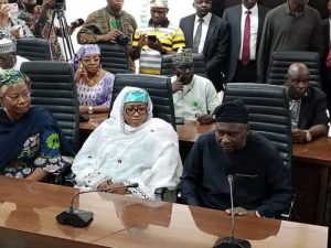 BREAKING: INEC presents certificate of return to Adamawa governor-elect, deputy [PHOTOS]