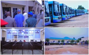 Zulum unveils 70 buses for civil servants, new structures at terminus ...