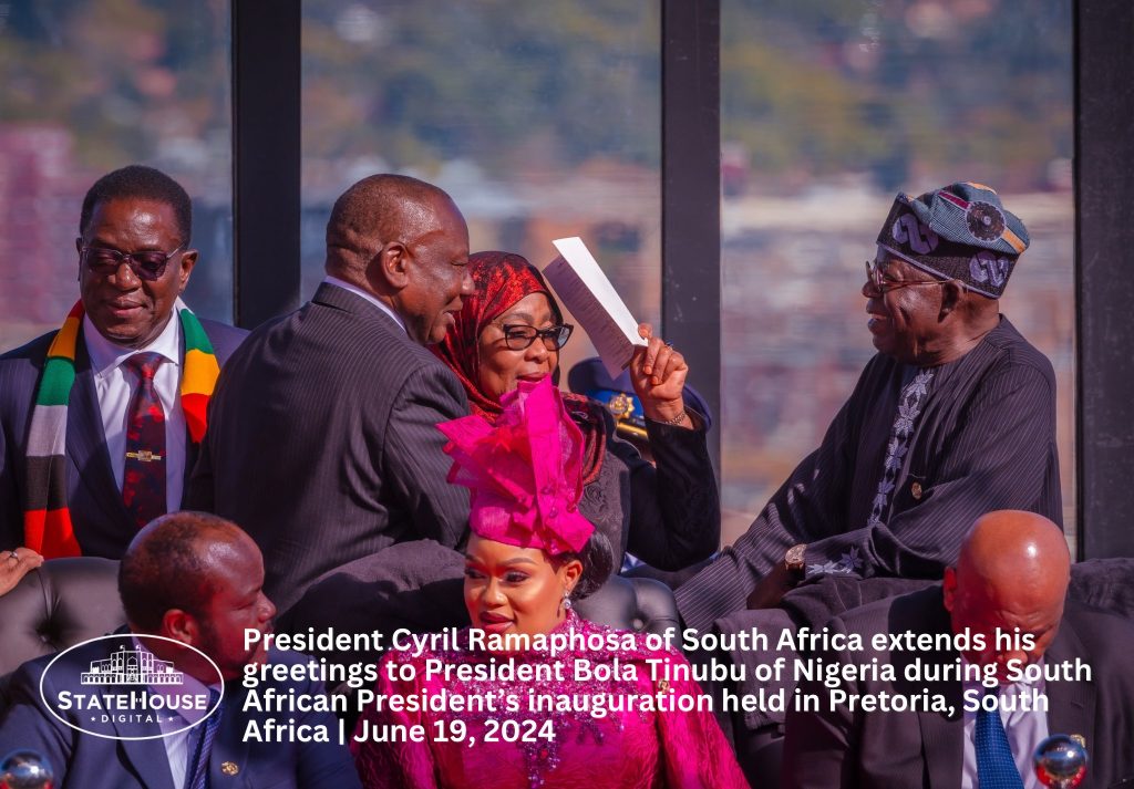 FACT-CHECK: Did President Ramaphosa snub Tinubu at his 2nd Inauguration? No! [PHOTOS]