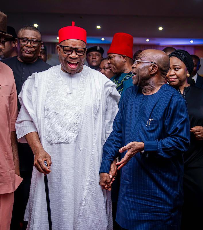 ‘I cannot commend you publicly because you're in LP’, Akpabio woes Otti ...