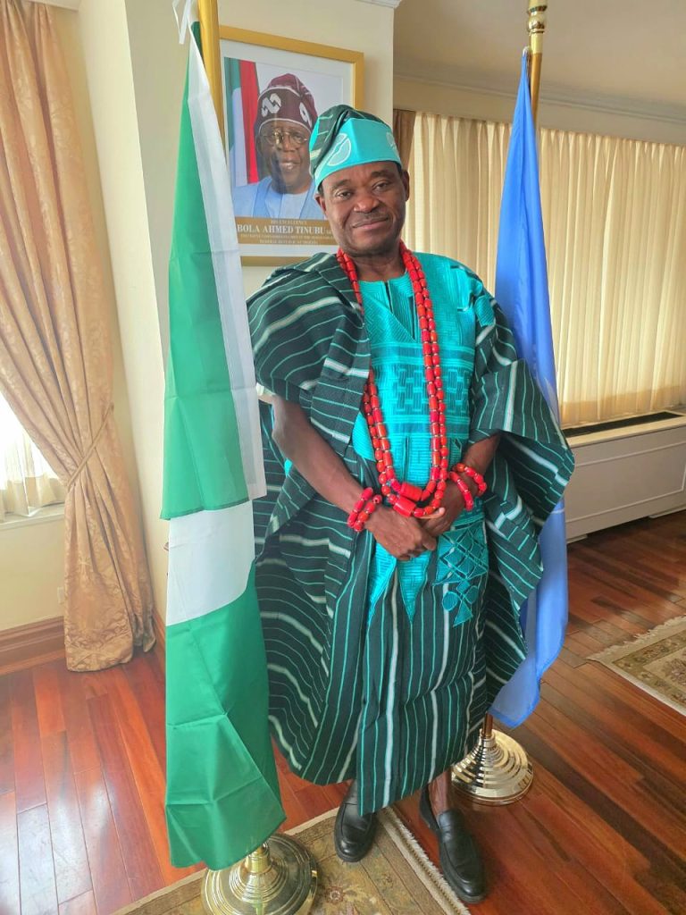 Senator Jimoh Ibrahim resumes as Nigeria's permanent rep to UN [PHOTOS ...