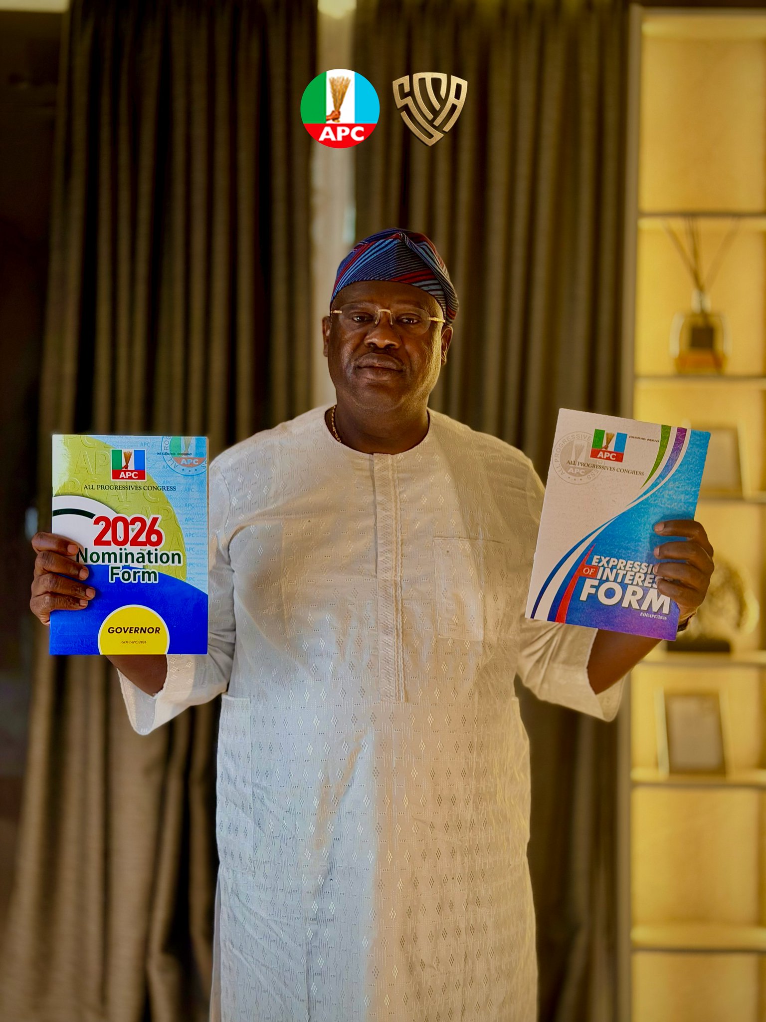 Samuel Ajose secures APC nomination form for gubernatorial seat in ...